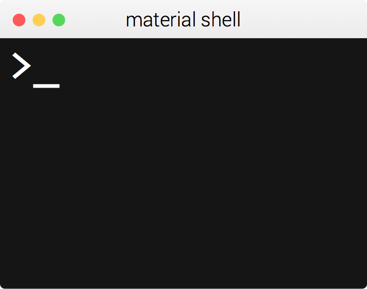 materialshell | A material design theme for your terminal | Carlos Cuesta